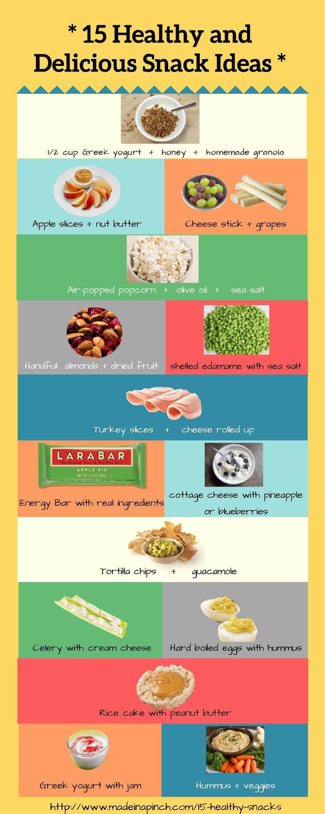 - 15 Healthy and Delicious Snack Ideas - Made In A Pinch