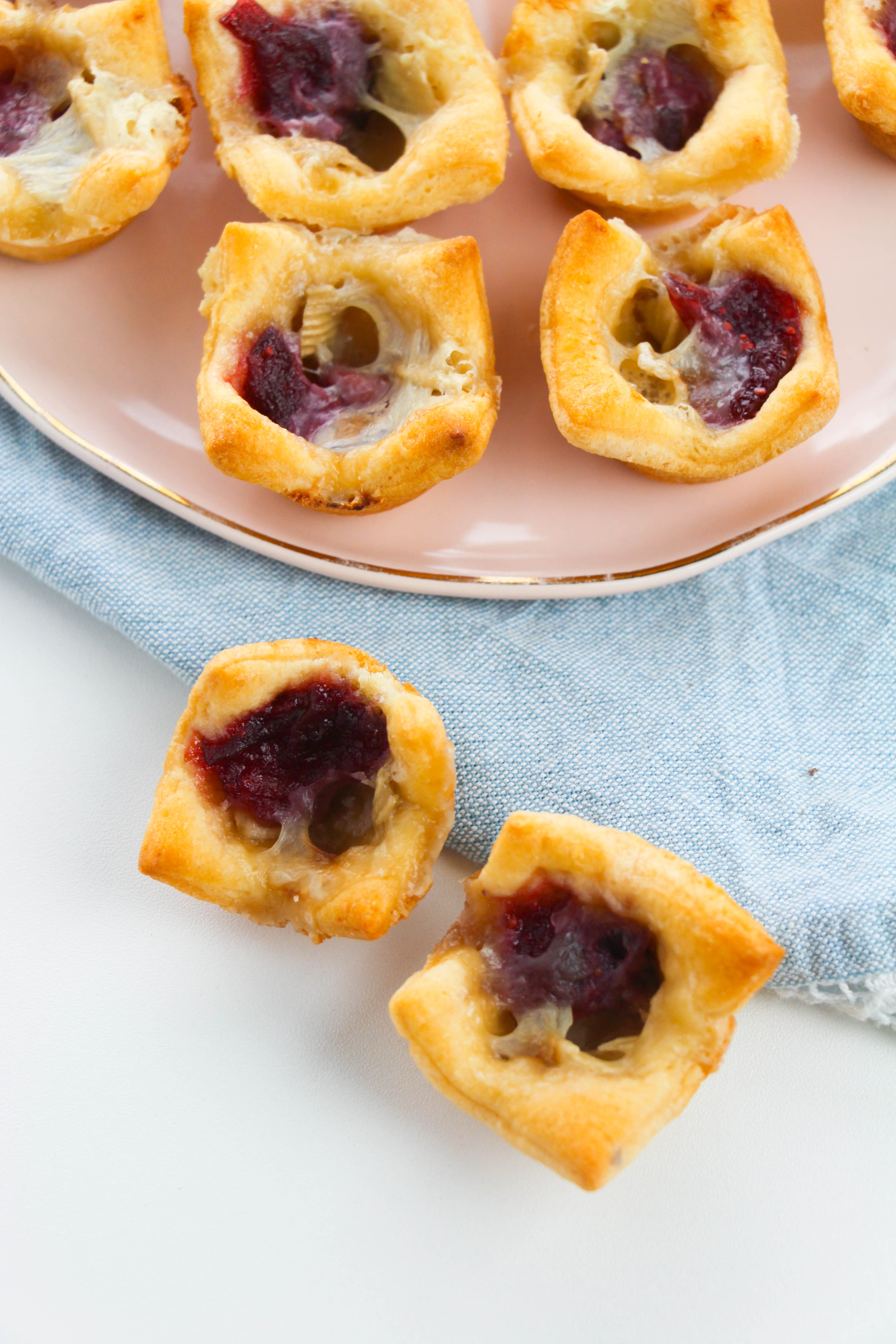 Cranberry Brie Bites - Made In A Pinch