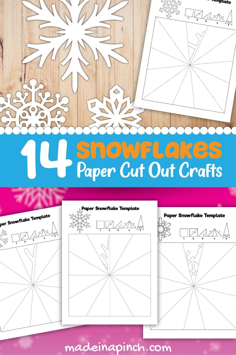 Easy Printable Paper Snowflake Template (Free Patterns!) - Made In A Pinch