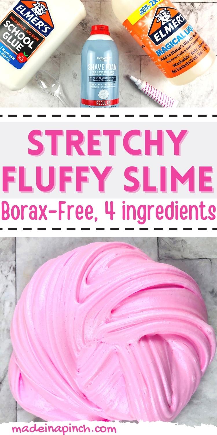 How To Make Fluffy Slime With Only 4 Ingredients - Made In A Pinch