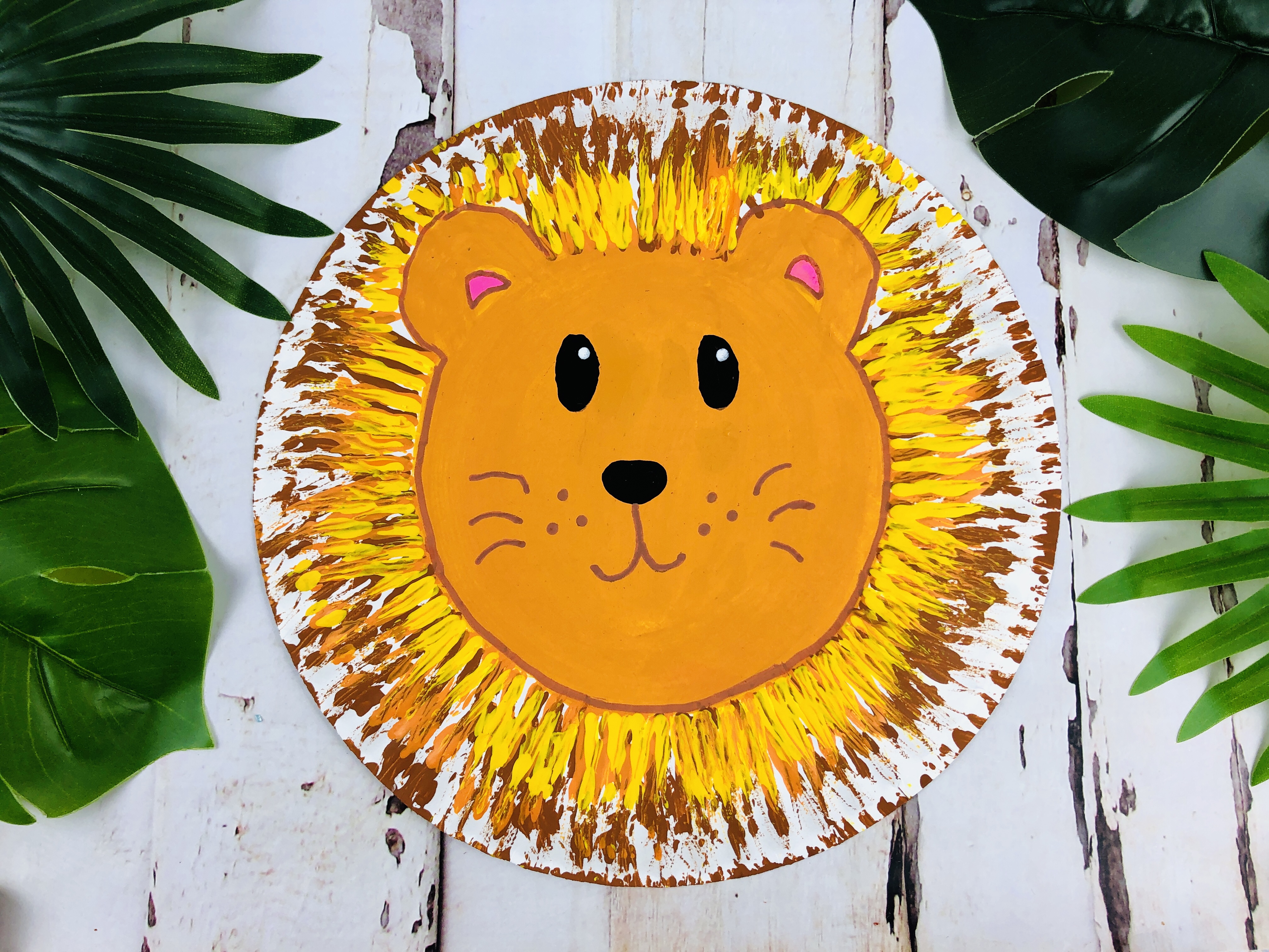 Lion Fork Painting Activity - Made In A Pinch