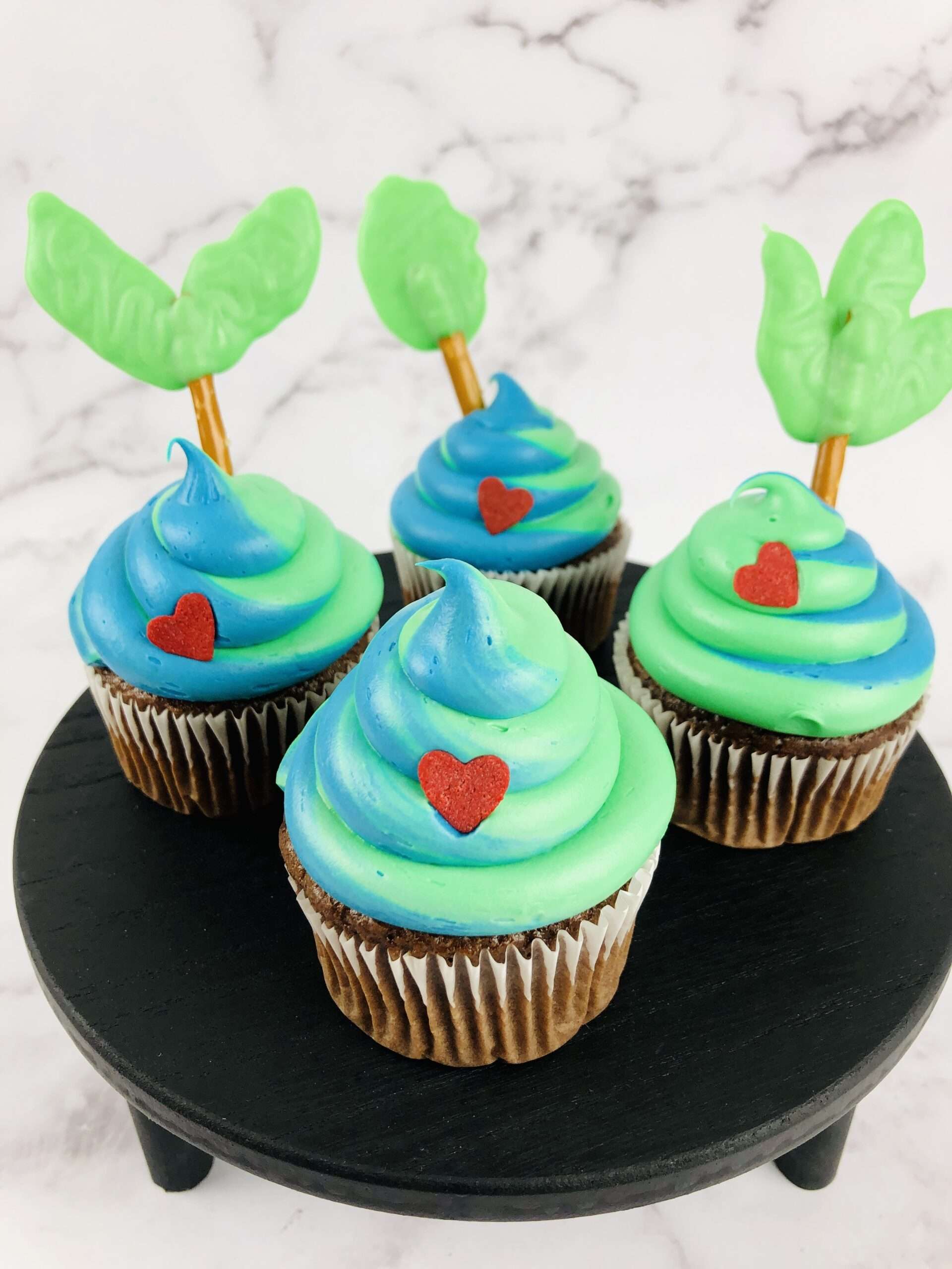 Earth Day Cupcakes - Made In A Pinch