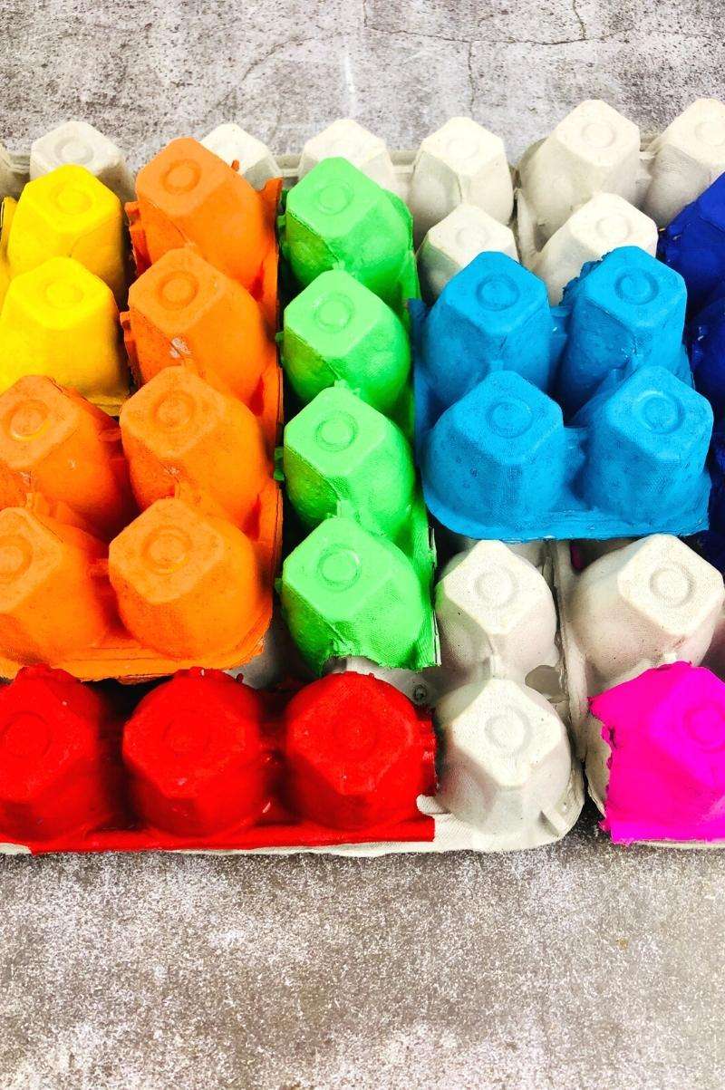 Egg Carton Painting Activity - Made In A Pinch