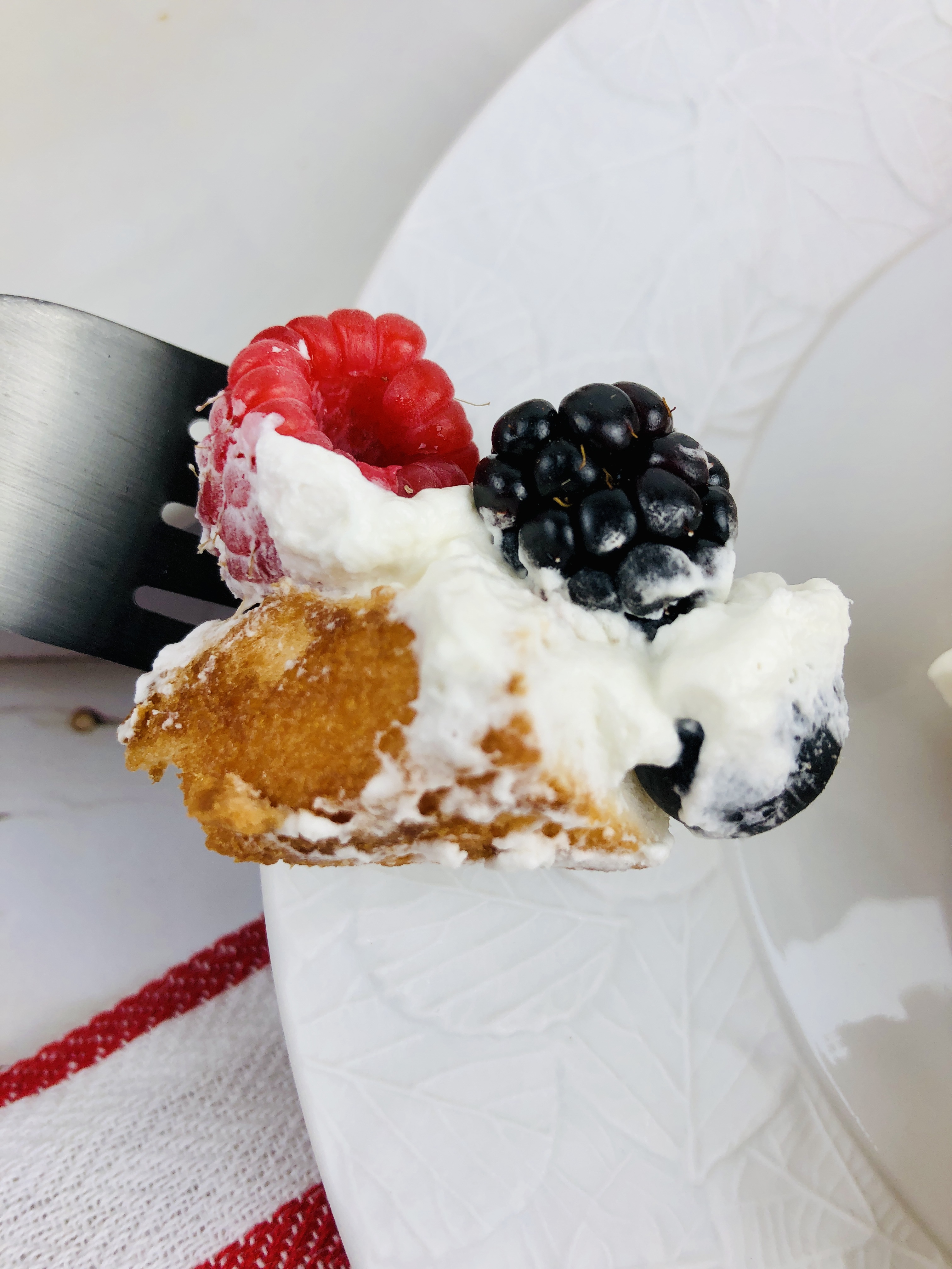 Summer Berry Cream Cake - Made In A Pinch