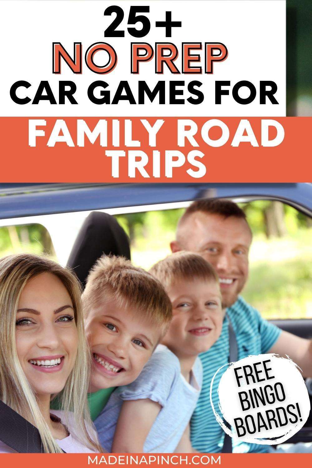 Car Games For Road Trips: 25+ No-Prep Screen-Free Activities