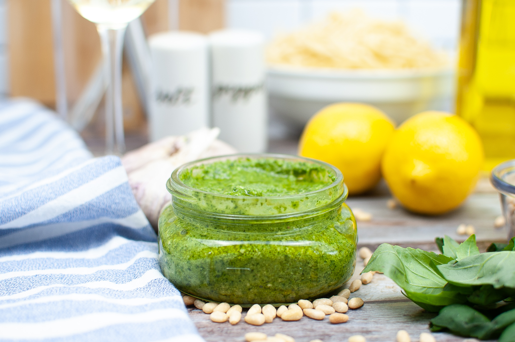 Easy Homemade Pesto - Made In A Pinch