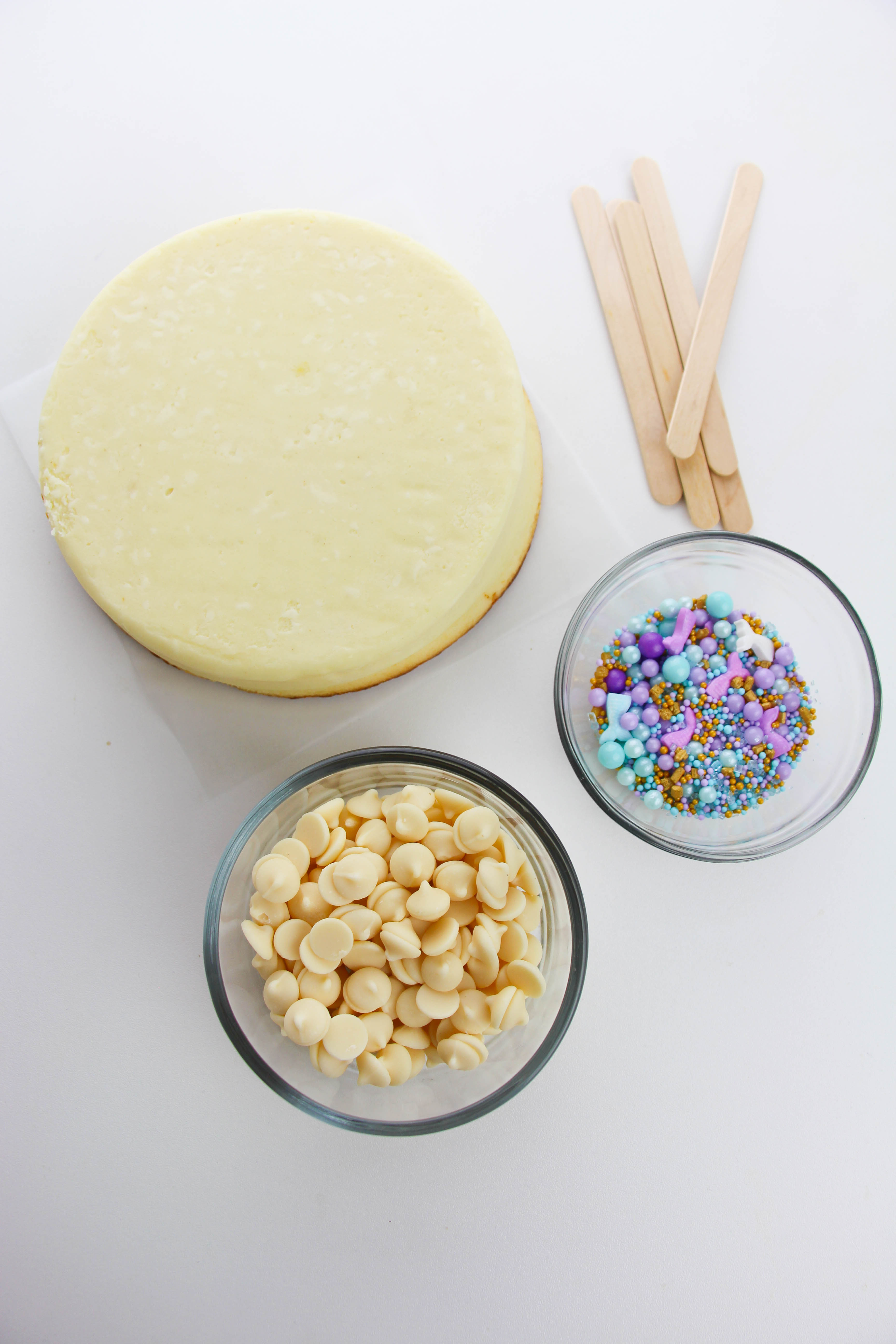 Mermaid Cheesecake Pops - Made In A Pinch