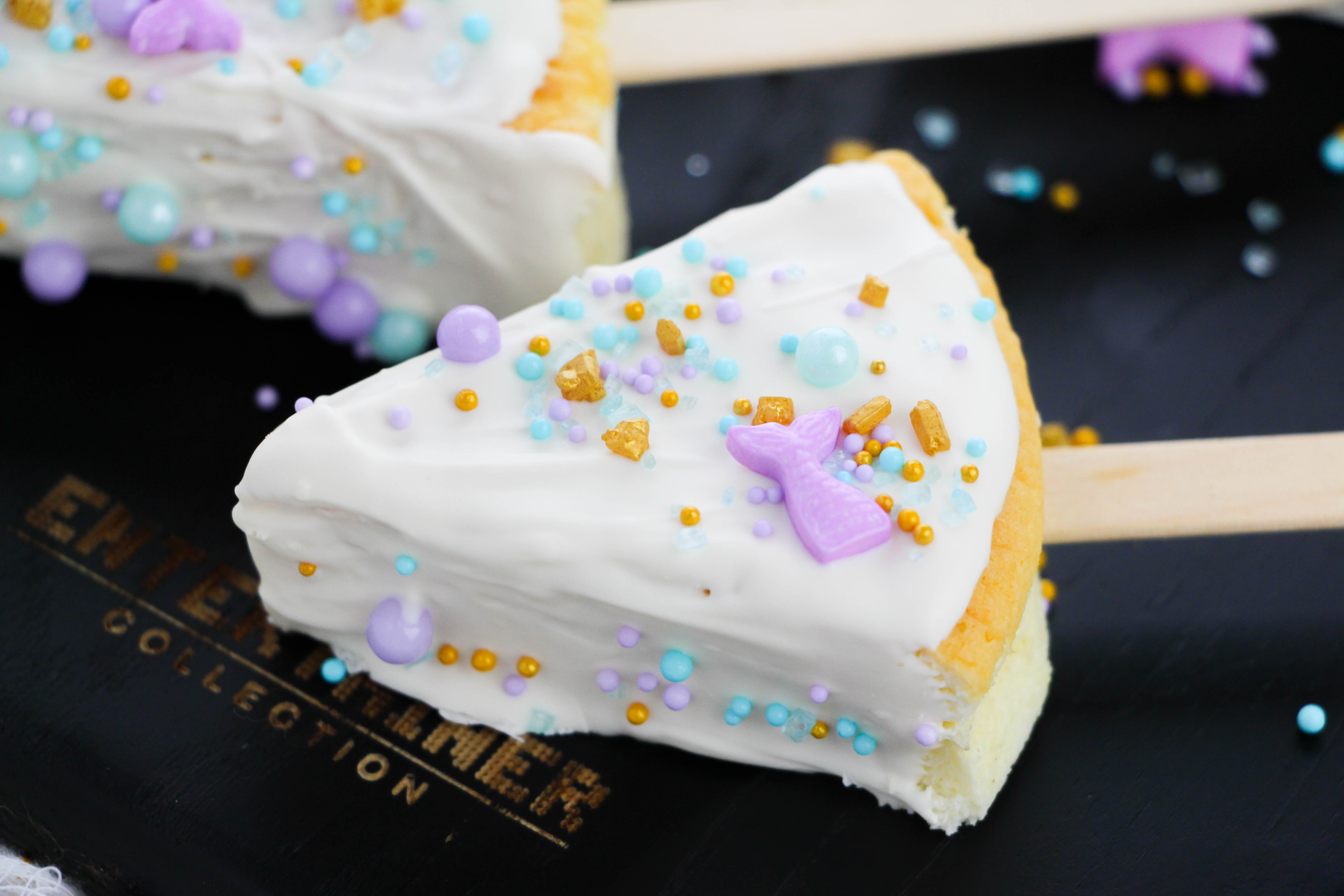 Mermaid Cheesecake Pops - Made In A Pinch