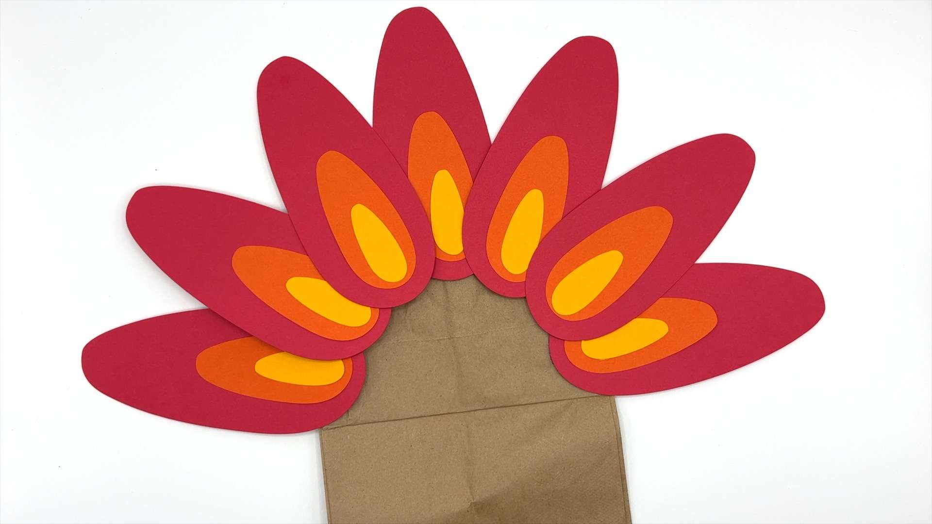 Easy Paper Bag Turkey Craft For Kids (Free Template) - Made In A Pinch