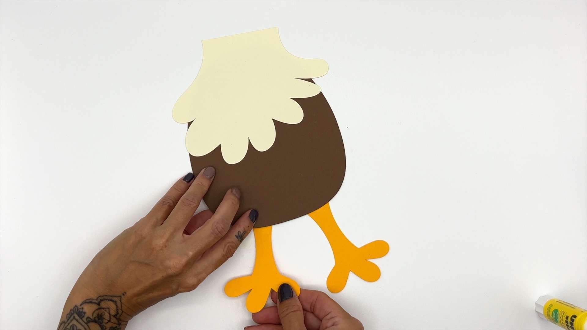 Easy Paper Bag Turkey Craft For Kids (Free Template) - Made In A Pinch
