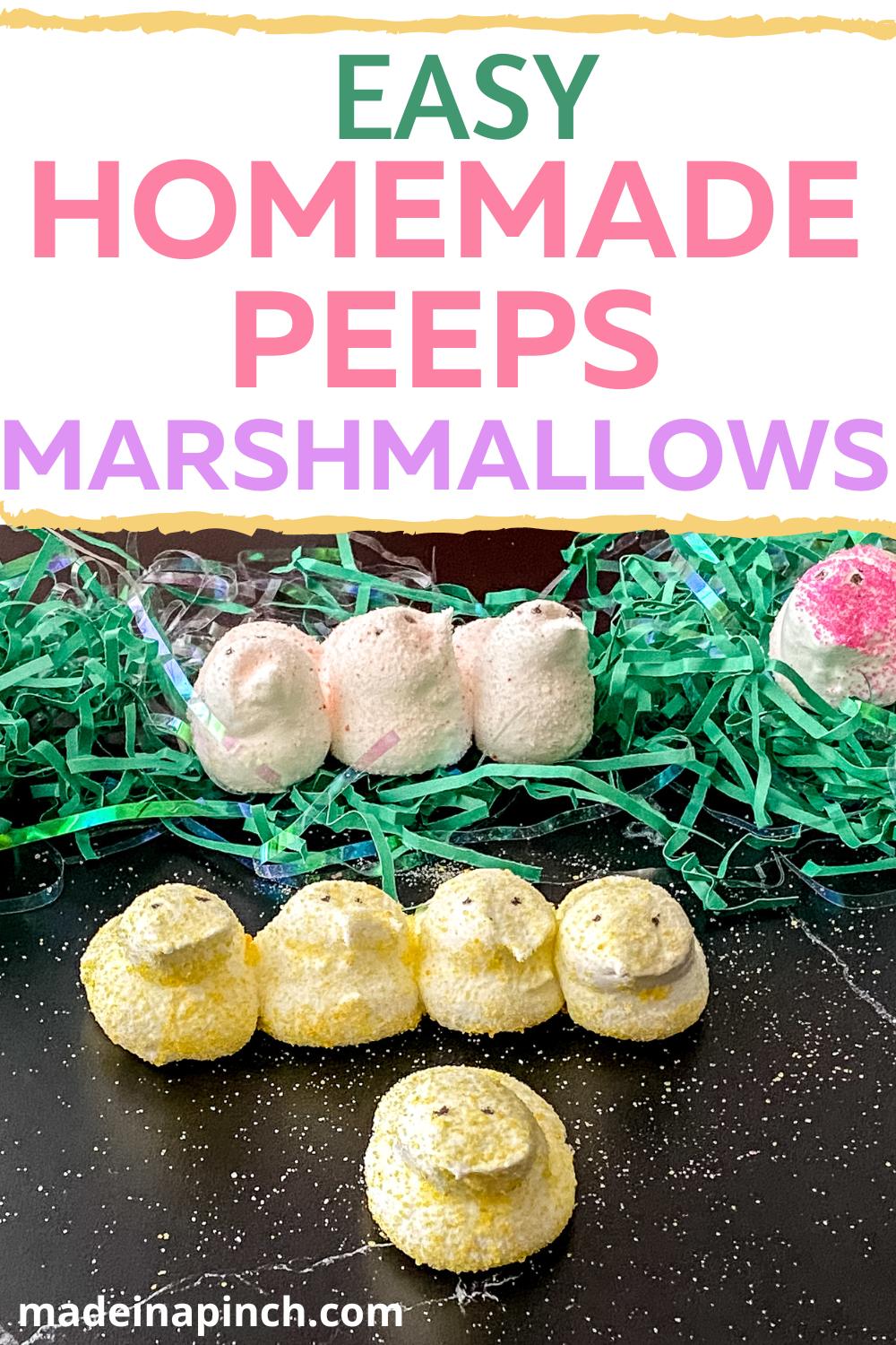 How To Make Homemade Peeps - Made In A Pinch