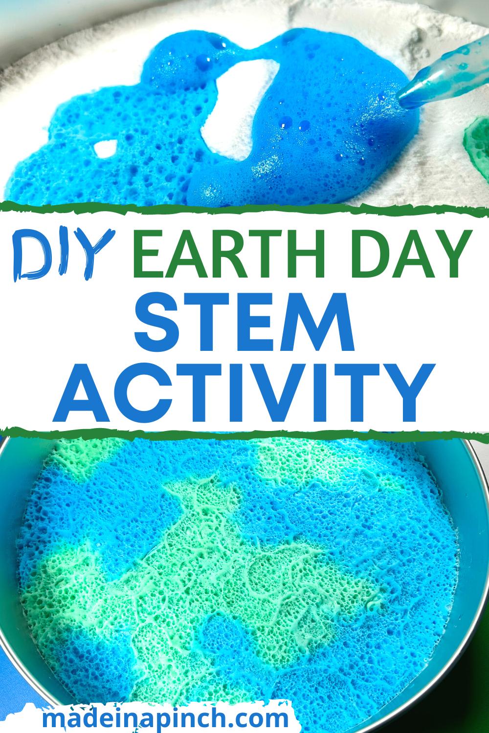 Easy Earth Day Science Experiment (STEM Activity) - Made In A Pinch