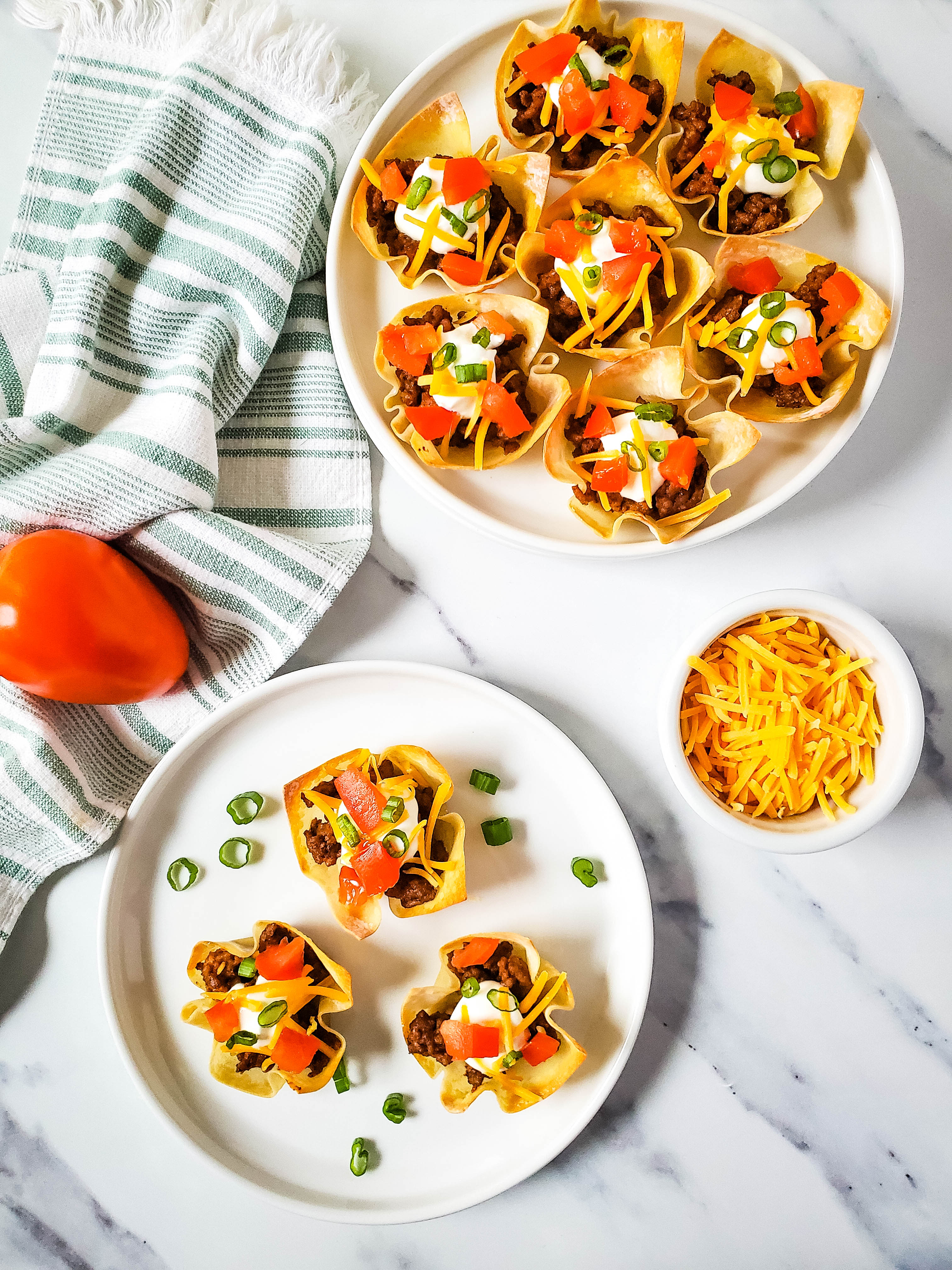 Easy Crunchy Wonton Taco Cups Recipe (Crowd-pleaser!)