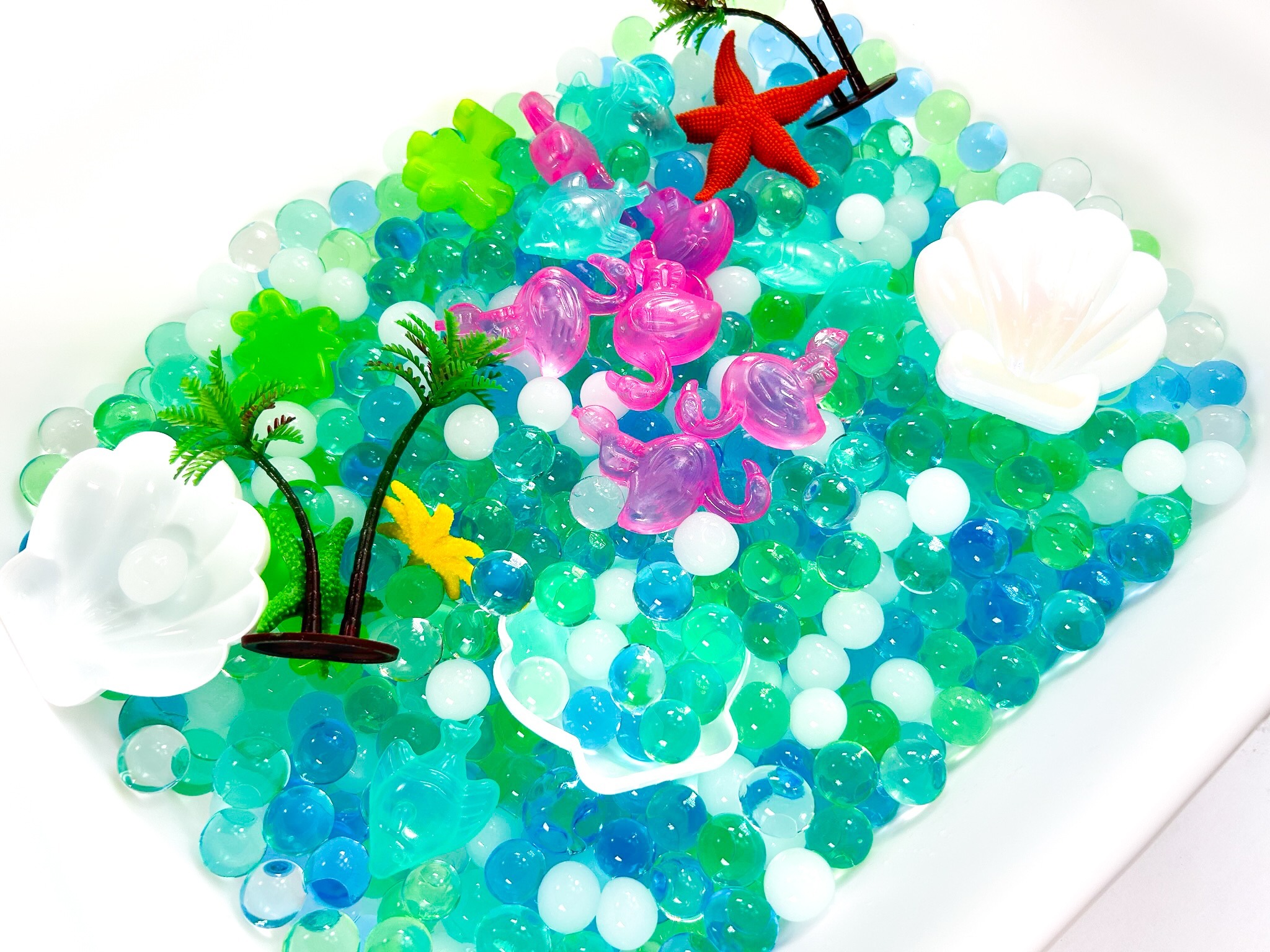 Simple Under The Sea Ocean Sensory Bin For Kids - Made In A Pinch
