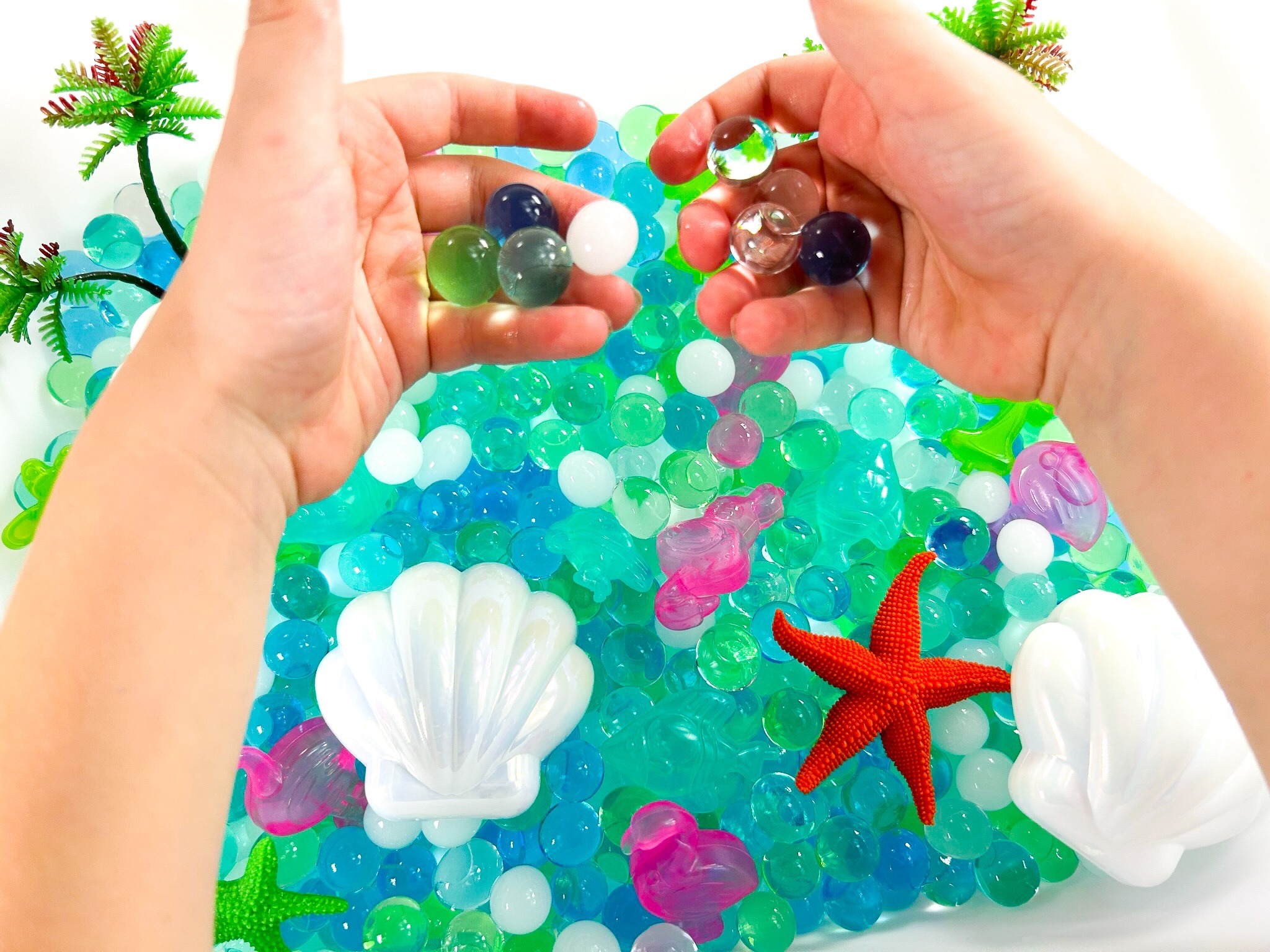 Simple Under The Sea Ocean Sensory Bin For Kids - Made In A Pinch