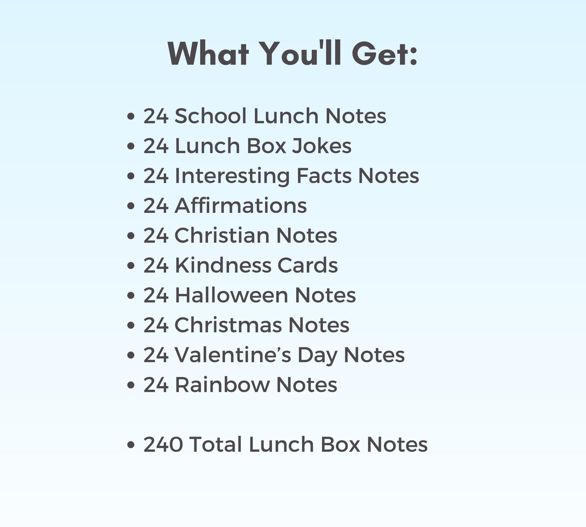 Adorable Lunch Box Notes For Kids To Make Their Day - Made In A Pinch