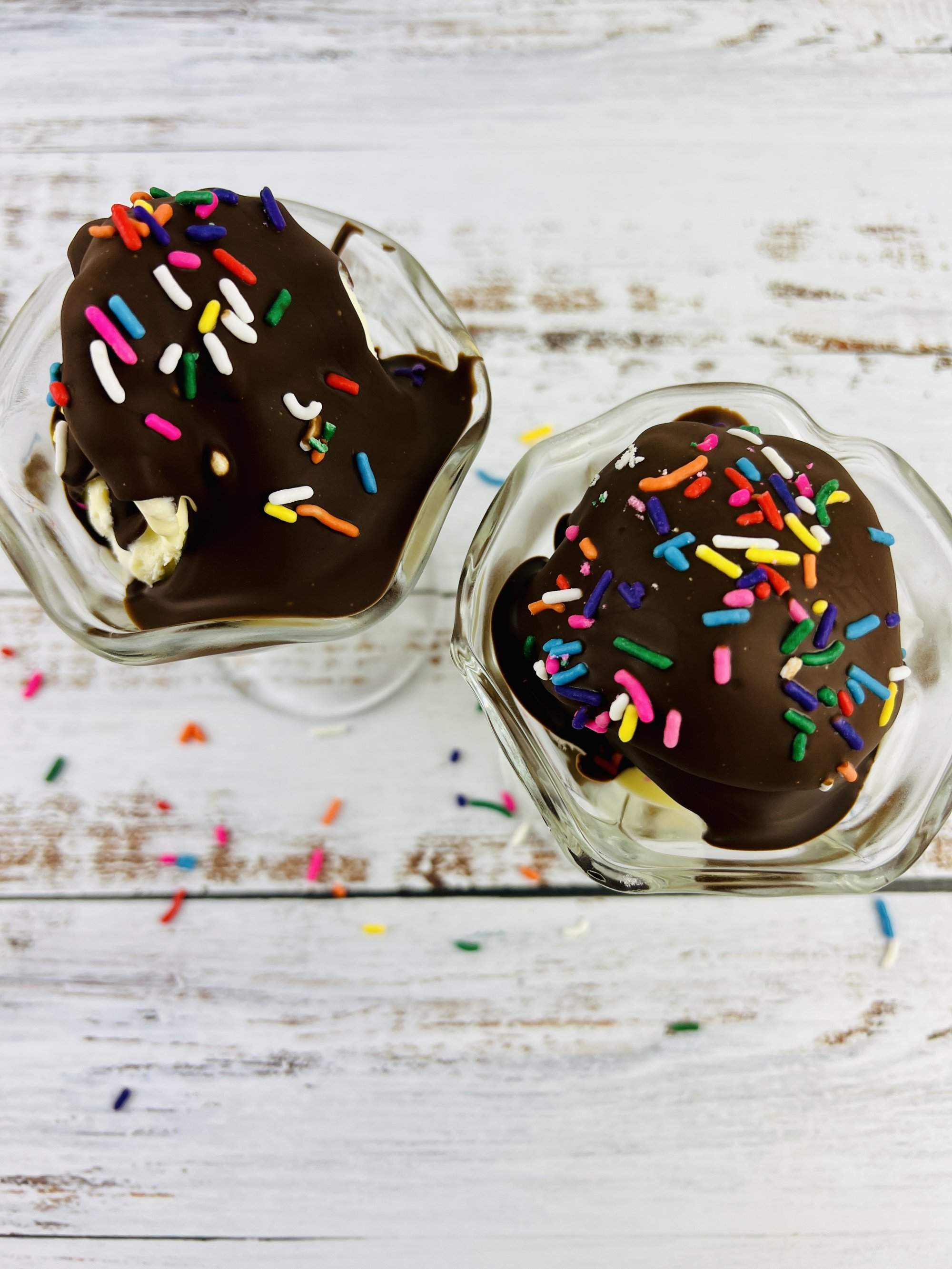 How To Make Homemade Magic Shell Topping (2 Ingredients!) - Made In A Pinch