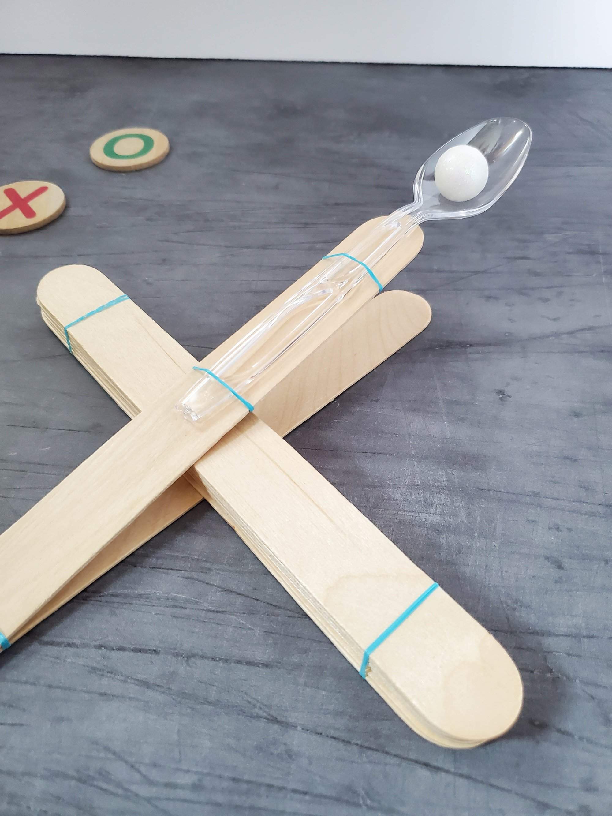 Easy Popsicle Stick Catapult Activity for Kids (STEM!) - Made In A Pinch