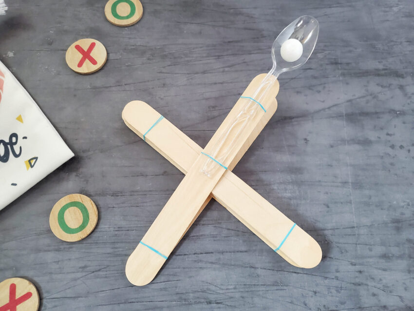 Easy Popsicle Stick Catapult Activity for Kids (STEM!) - Made In A Pinch