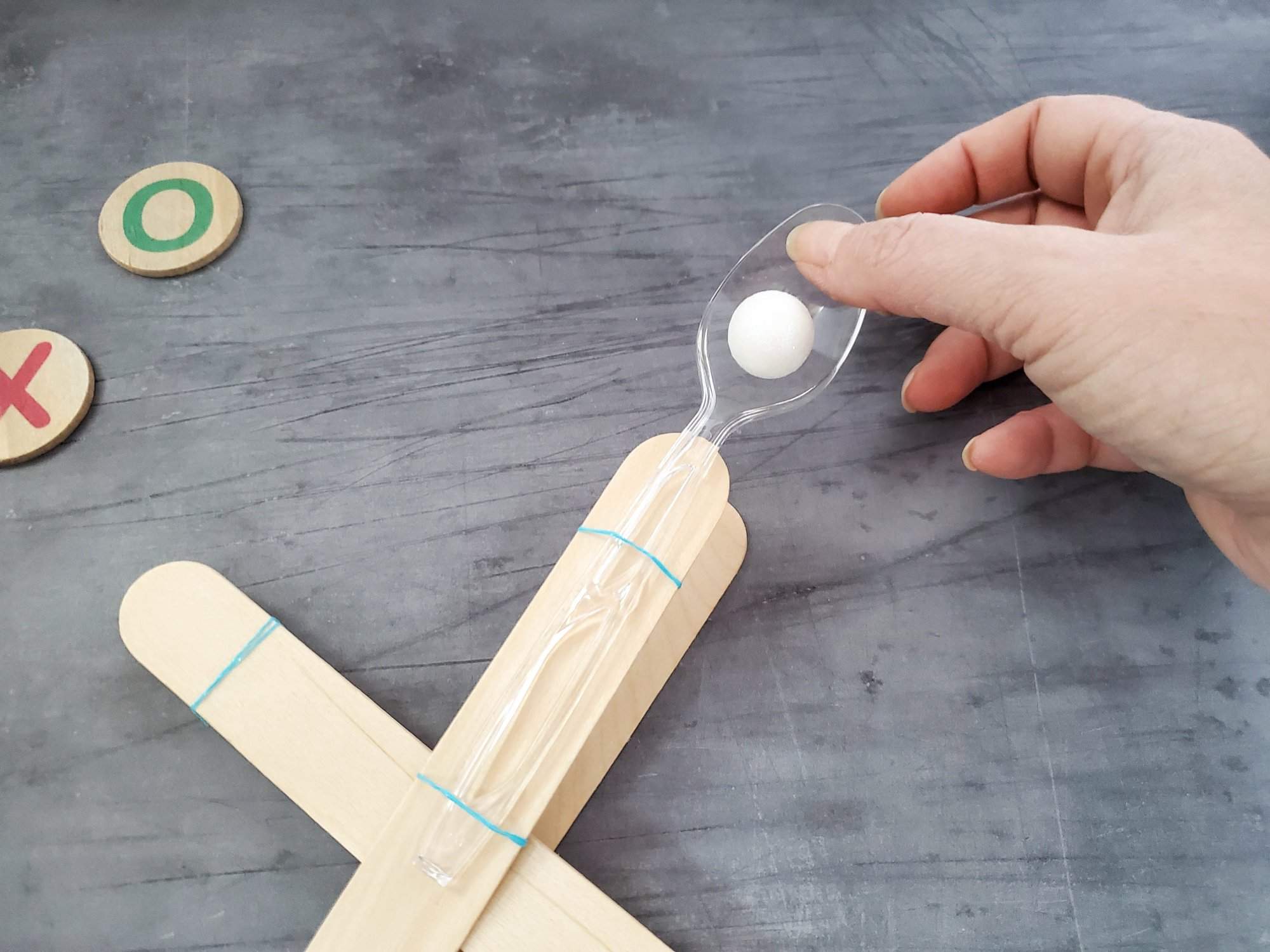 Easy Popsicle Stick Catapult Activity for Kids (STEM!) - Made In A Pinch