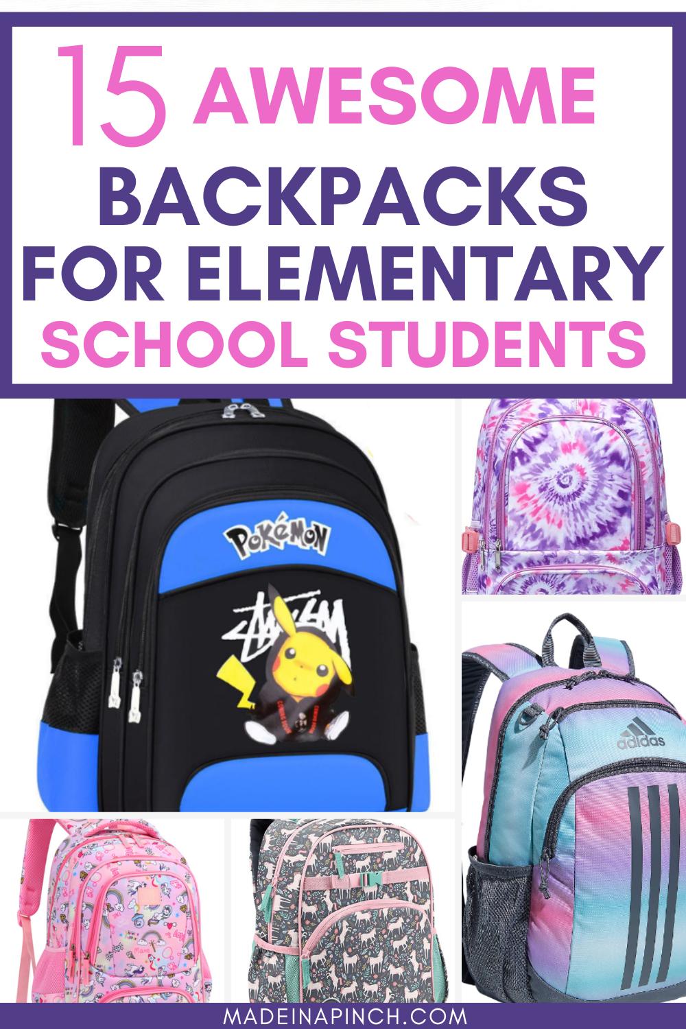 Backpacks for Elementary Schoolers: Best Bags for 2024 - Made In A Pinch