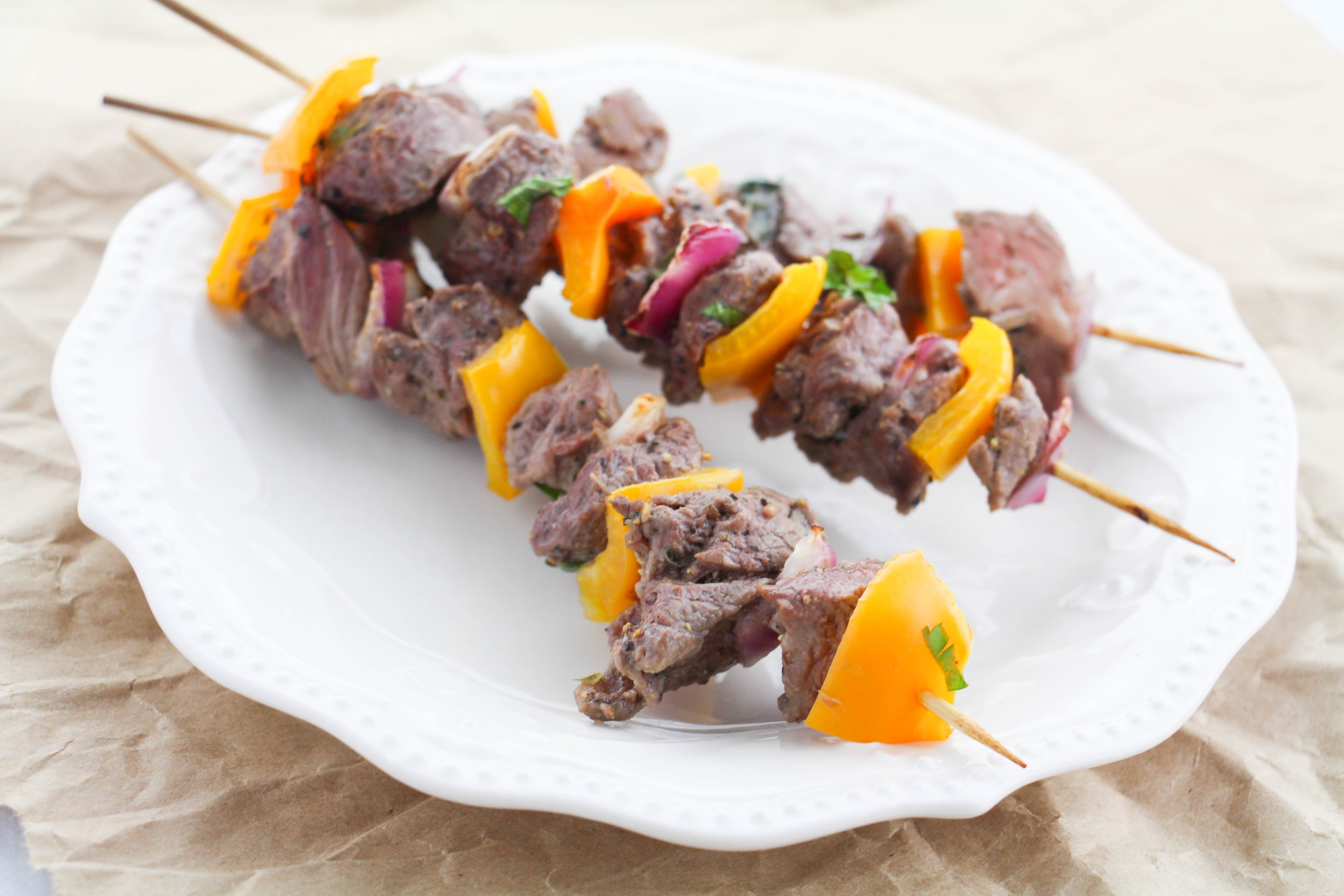 Marinated Greek Beef Kabobs Recipe (Souvlaki Skewers) - Made In A Pinch